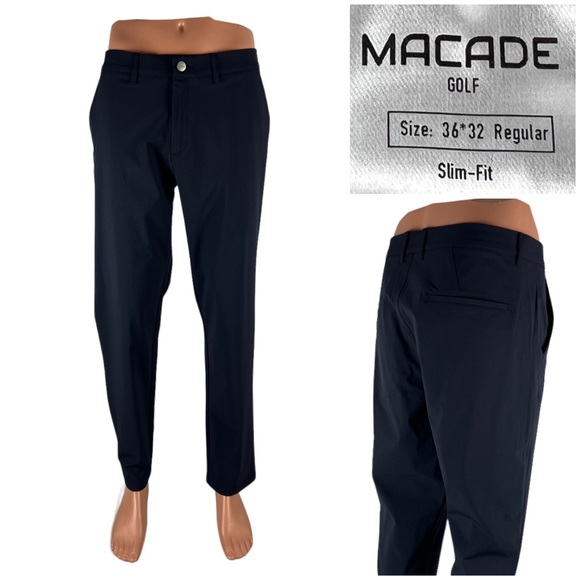 Macade | Pants | Macade Golf Mens 36 X 3 Actual Pants Slim Fit Performance Nylon 36x32 Euc ...